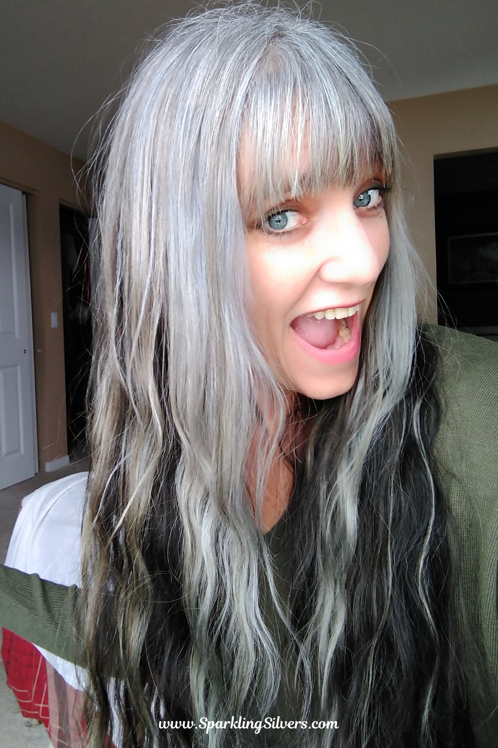How to Blend Gray Hair Demarcation Line at Home!