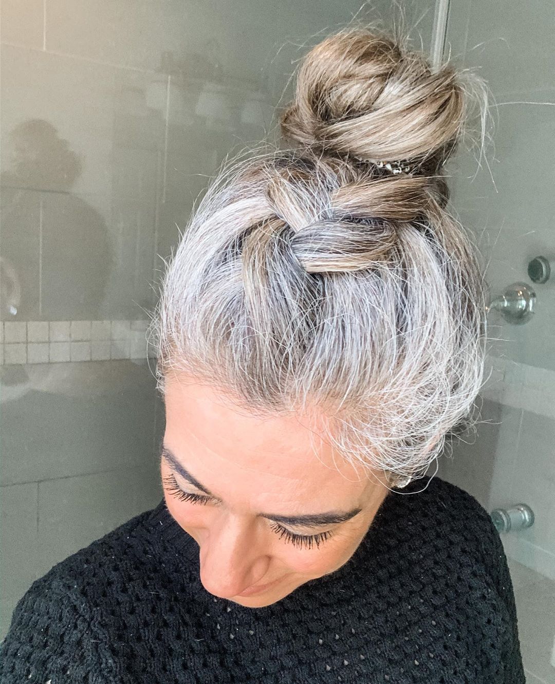 Gorgeous Gray Hairstyles to Try while Growing Out Gray Hair!