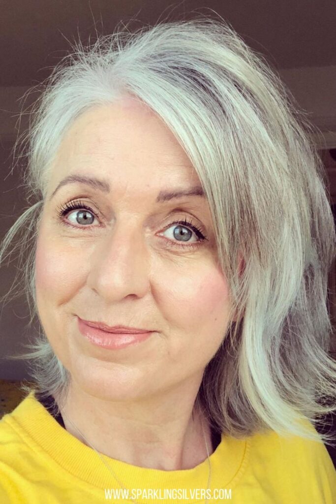 How to Use Vibrant Hair Colours on Natural Gray Hair - SparklingSilvers