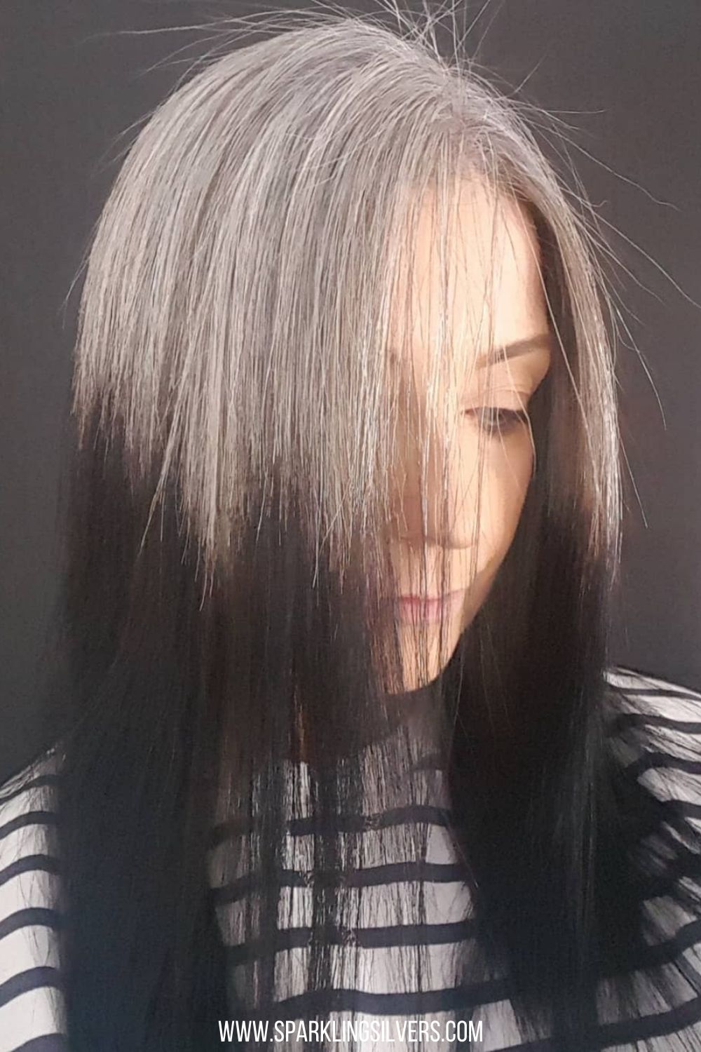 How to Use Vibrant Hair Colours on Natural Gray Hair - SparklingSilvers