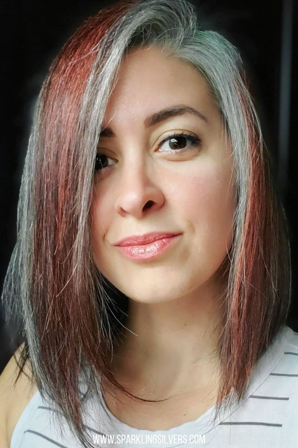 How to Use Vibrant Hair Colours on Natural Gray Hair - SparklingSilvers