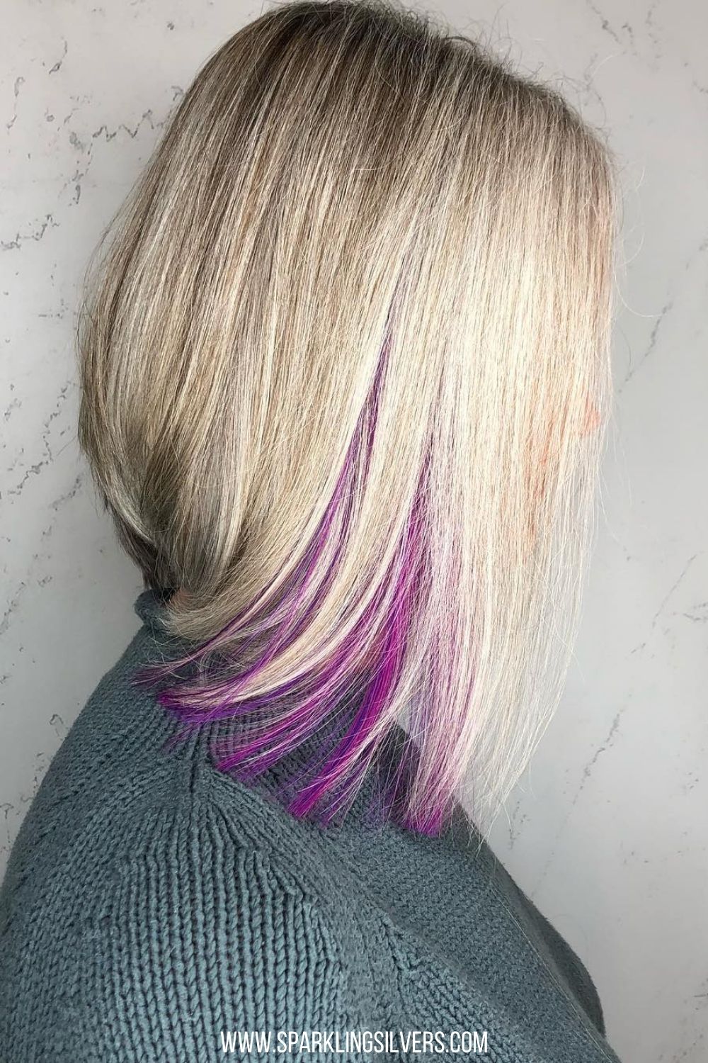 How to Use Vibrant Hair Colours on Natural Gray Hair - SparklingSilvers