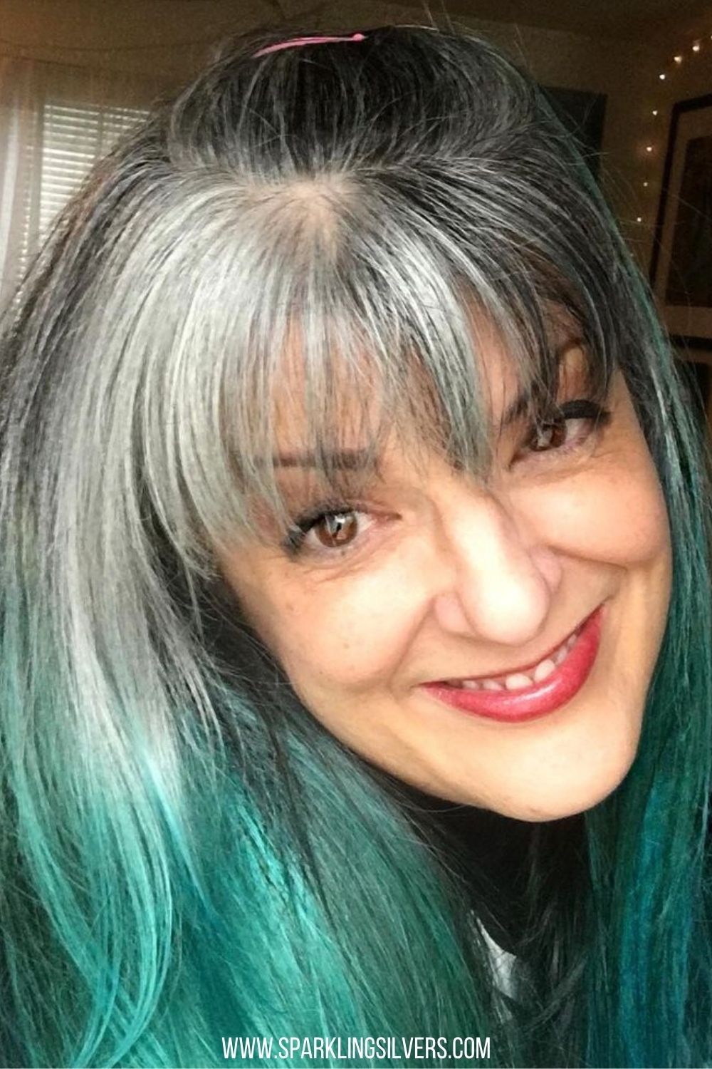 How to Use Vibrant Hair Colours on Natural Gray Hair - SparklingSilvers