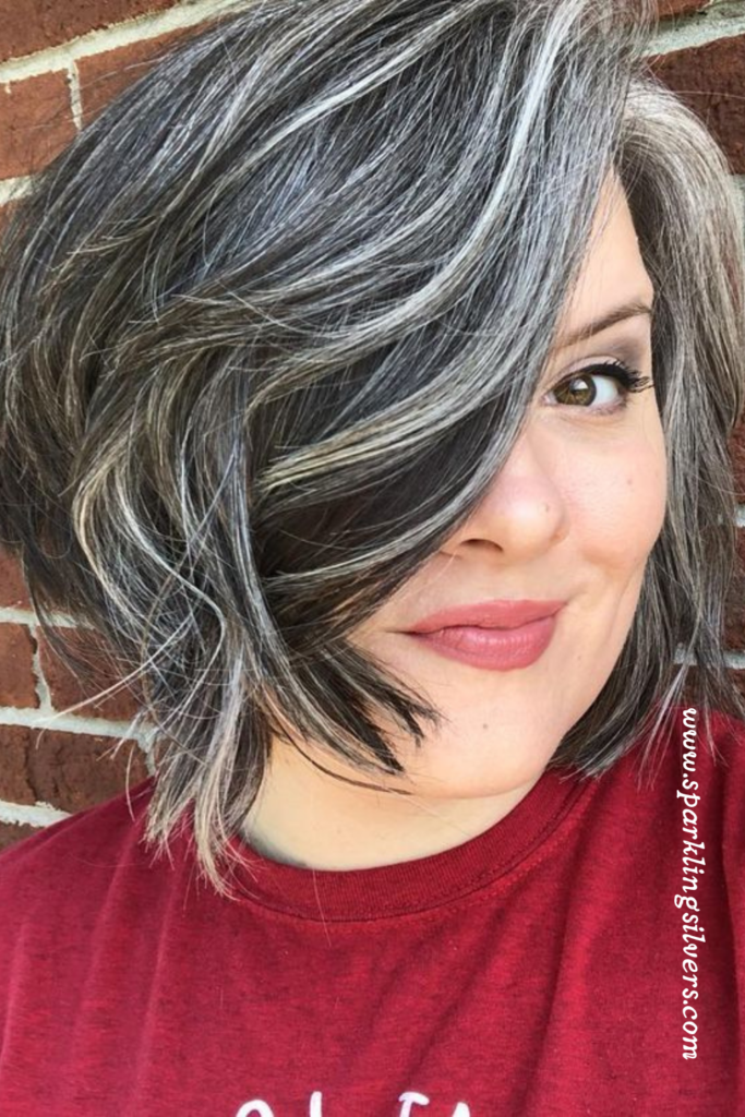 Short Haircuts For Growing Out Gray Hair Sparklingsilvers