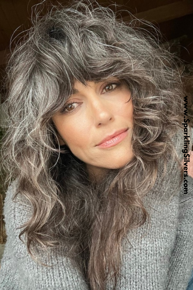 Long Grey Hairstyles for All Face Shapes - SparklingSilvers