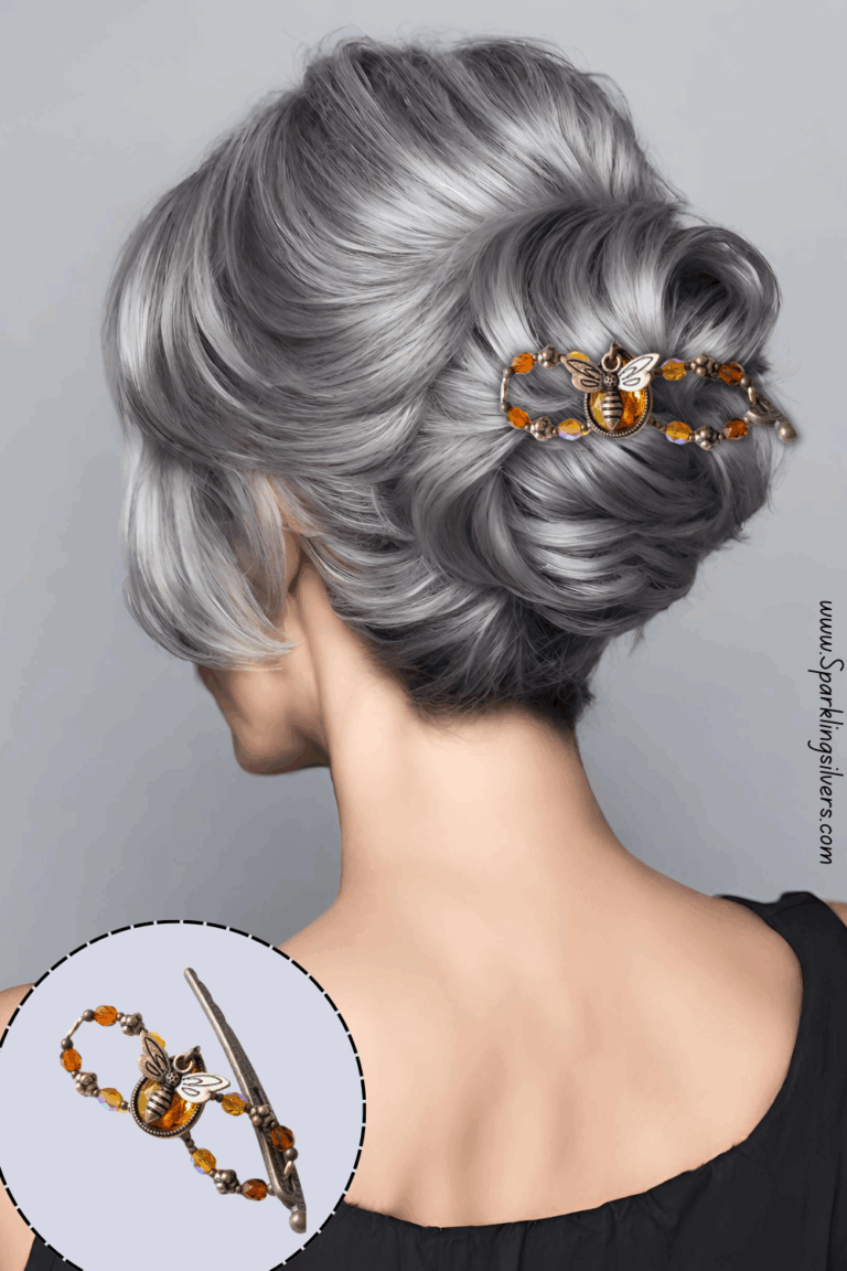 Irresistible Hair Accessories For Gray Hair - SparklingSilvers